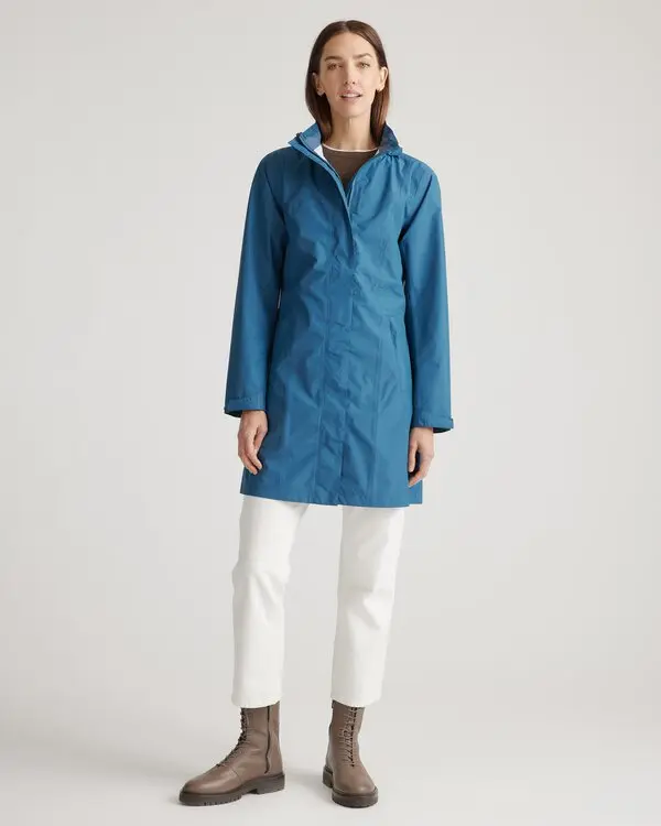 Quince Weather Proof Long Rain Shell Jacket