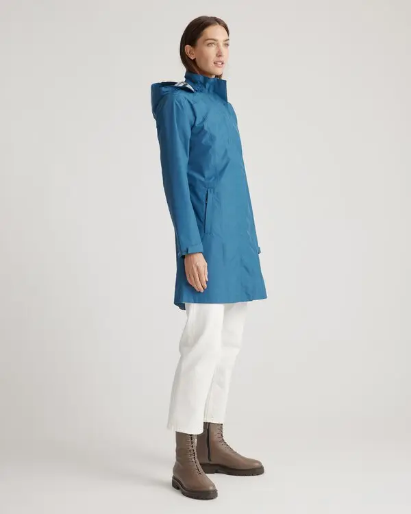 Quince Weather Proof Long Rain Shell Jacket