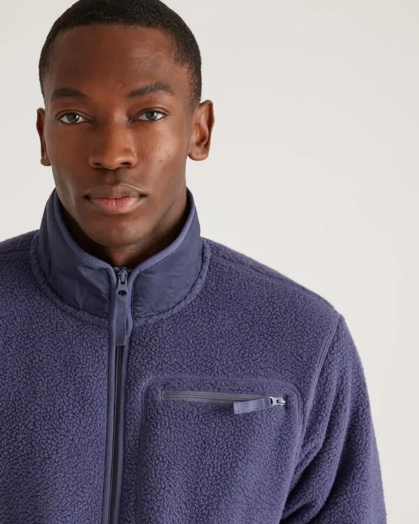 Quince Sherpa Full Zip Jacket
