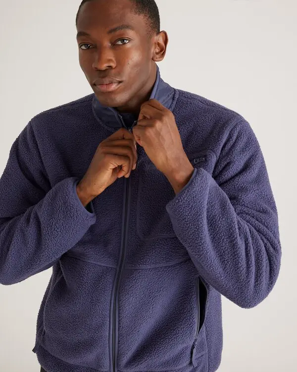 Quince Sherpa Full Zip Jacket