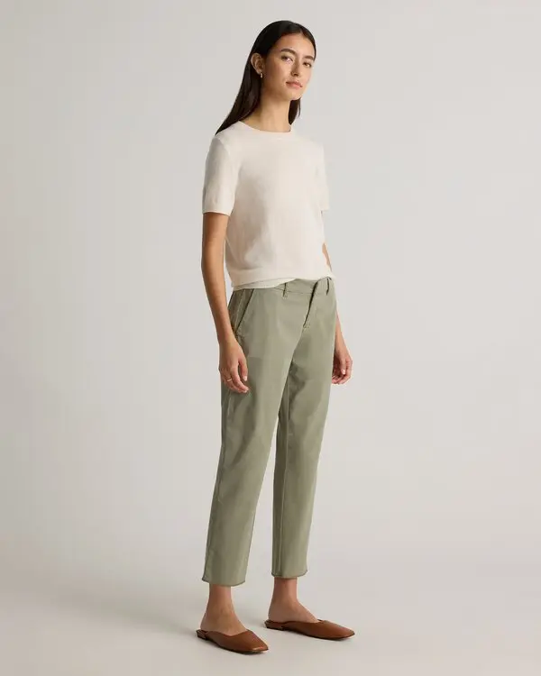 Quince Organic Stretch Cotton Chino Pants