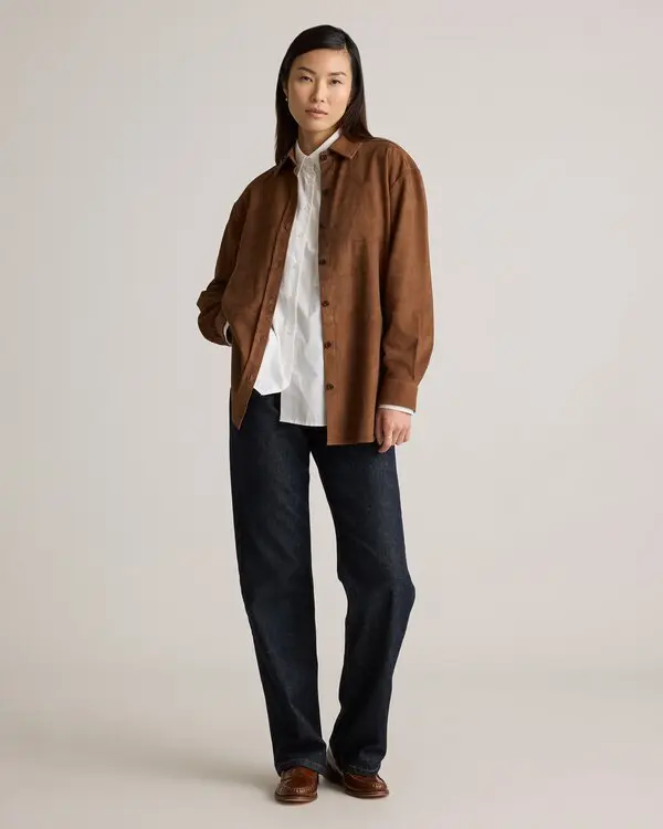 Quince Suede Overshirt
