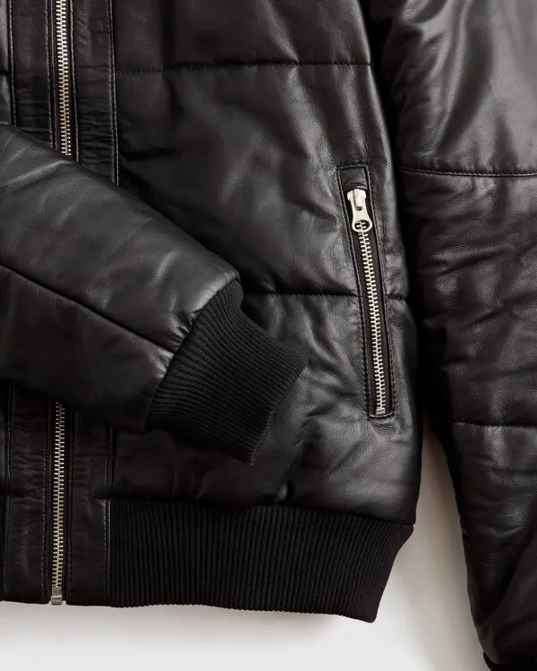 Quince Puffer Jacket With Faux Fur Lined Hood