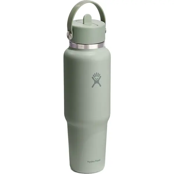 HYDRO FLASK 40-ounce Wide Mouth With Flex Straw Cap - Agave