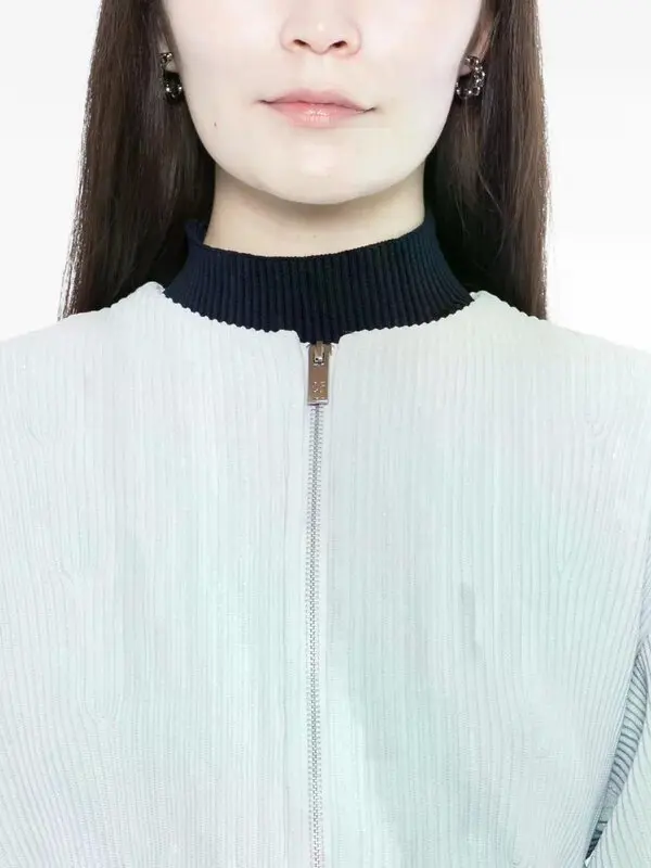 CFCL Peplum Zipped Jacket - Green