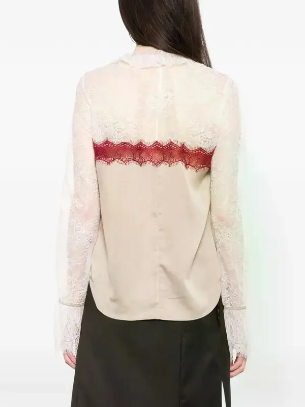 YCH Lace-detail Top