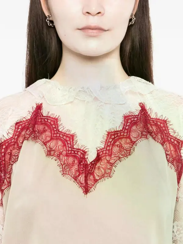 YCH Lace-detail Top
