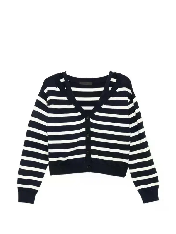 YCH Striped Cardigan