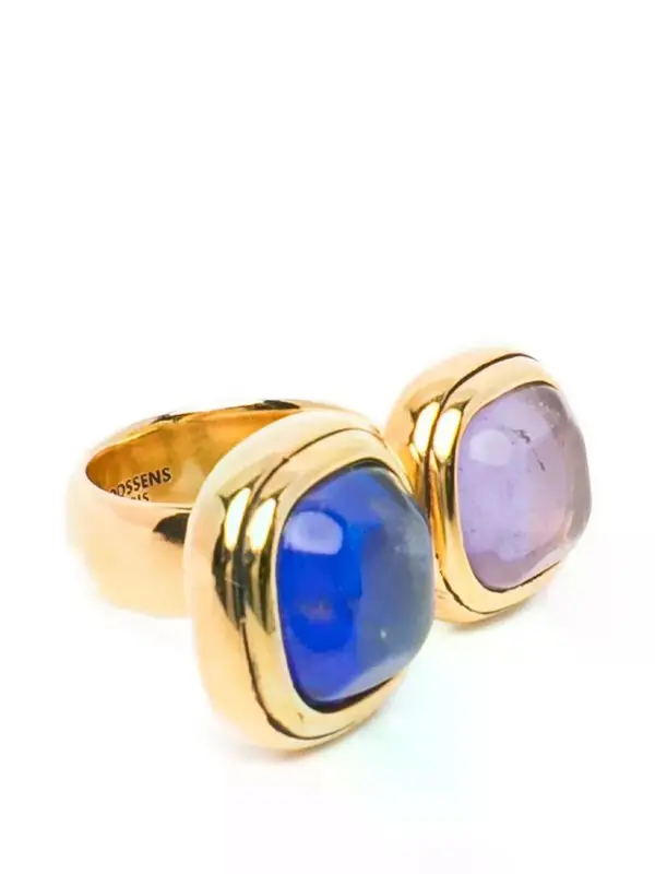 GOOSSENS Renaissance Double Ring - Blue