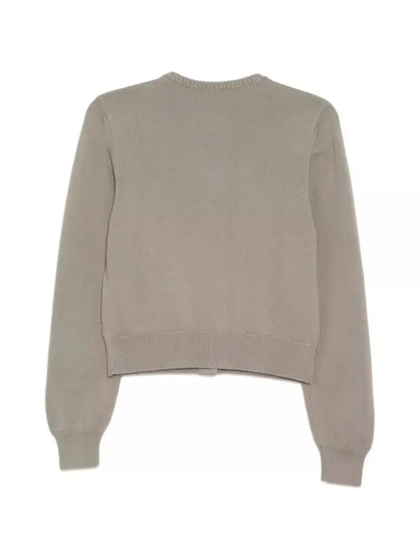 BARRIE Cotton And Cashmere Jewelled Button Cardigan - Neutrals
