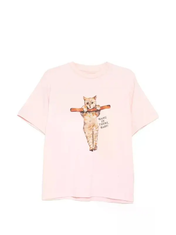 STORY MFG. Grateful T-shirt - Pink