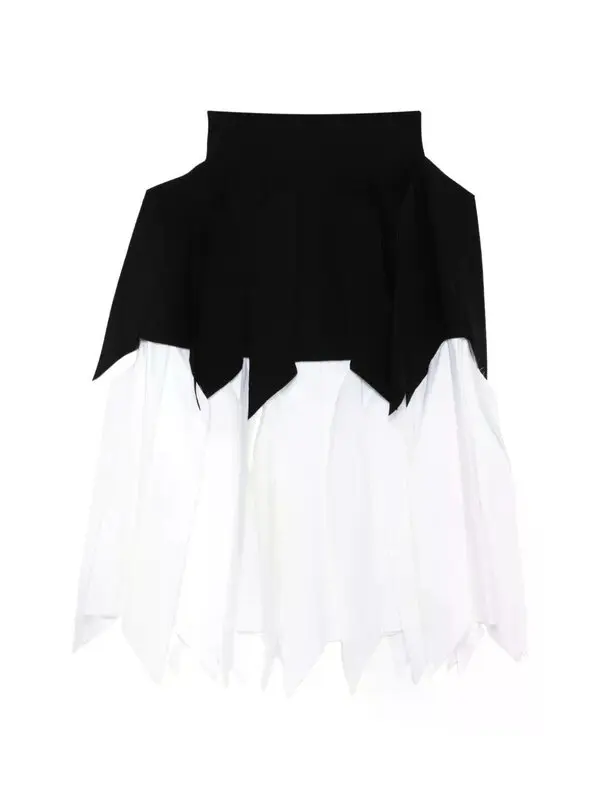 A.W.A.K.E. Mode Poplin Asymmetric Skirt