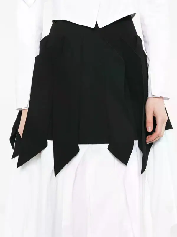 A.W.A.K.E. Mode Poplin Asymmetric Skirt