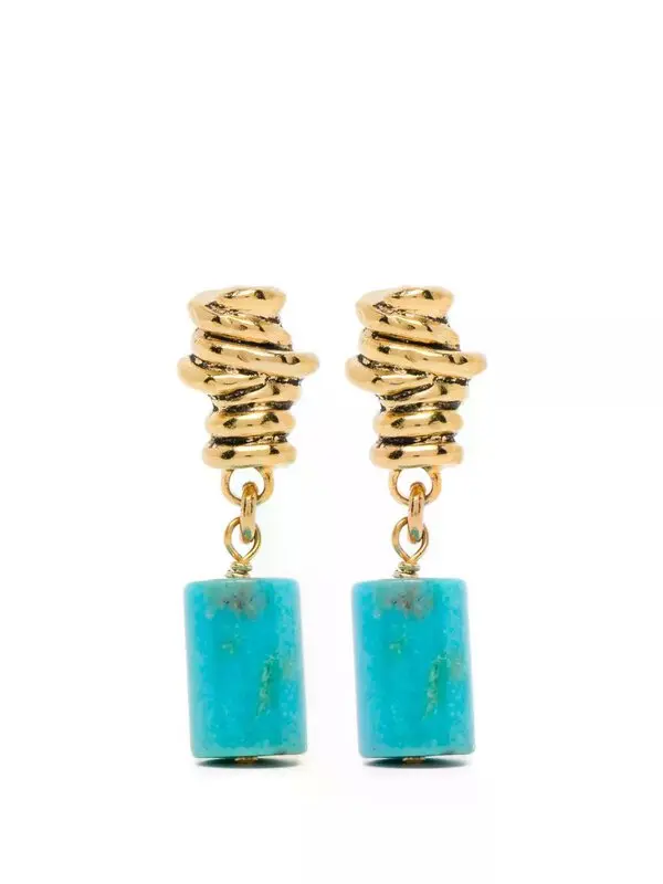 GOOSSENS Arian Turquoise Earrings - Blue