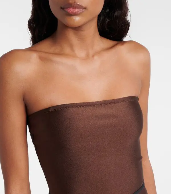 SAME Beaded Swimsuit - Brown