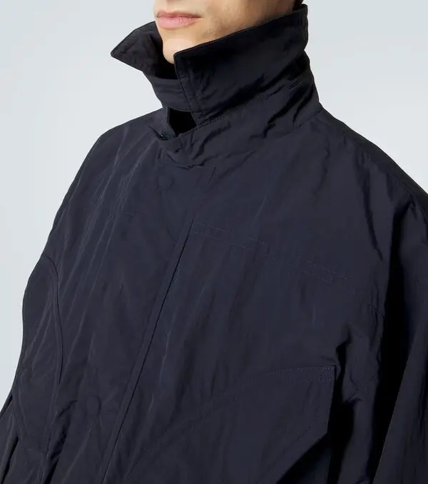 Dries Van Noten Jersey Blouson Jacket - Blue