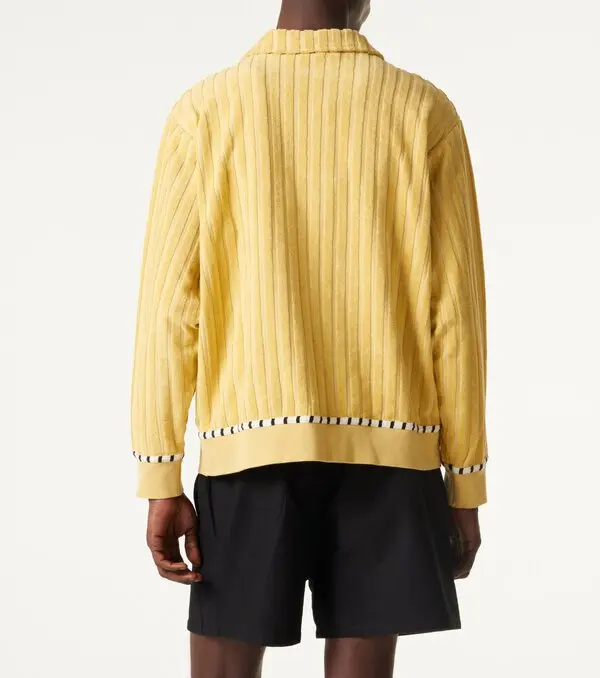 BODE Croquet Ground Cotton Terry Sweater