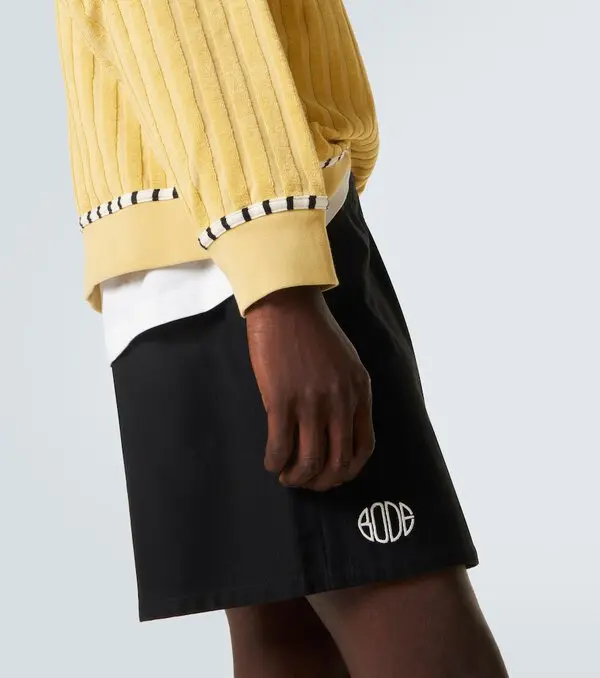 BODE Croquet Ground Cotton Terry Sweater