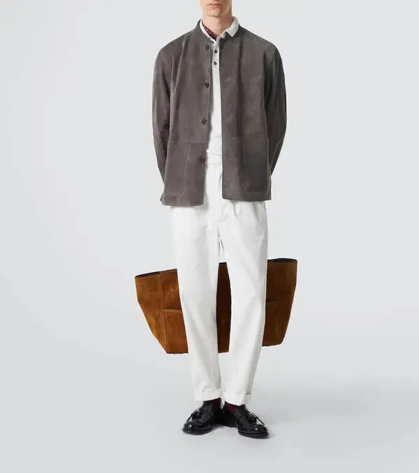 Dunhill Suede Jacket - Grey
