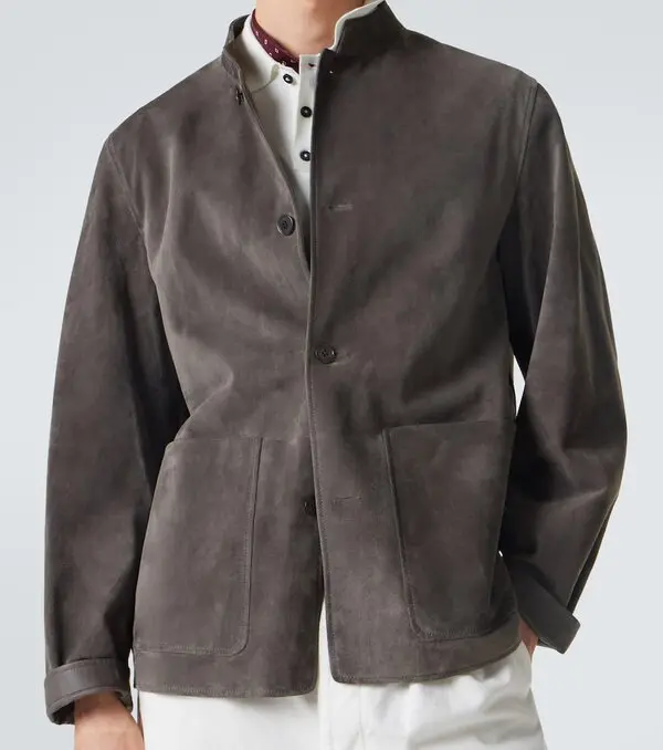 Dunhill Suede Jacket - Grey
