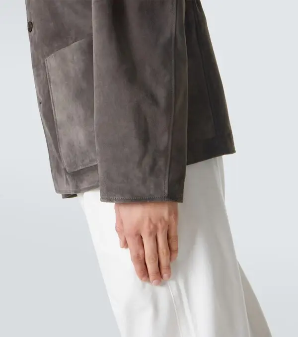 Dunhill Suede Jacket - Grey