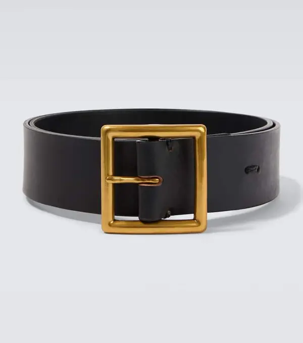 Visvim Leather Belt - Black