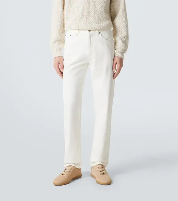 Zegna Roccia Slim Jeans - White