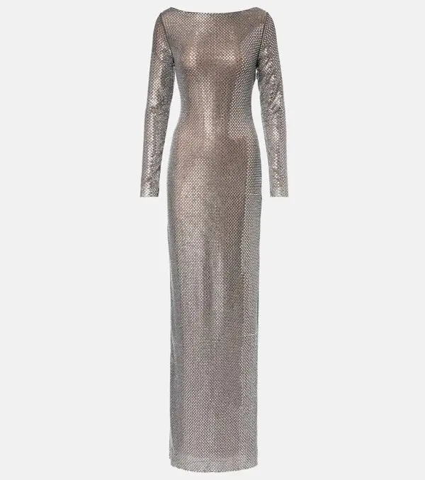 SELF-PORTRAIT Embellished Maxi Dress