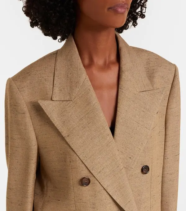 Dolce & Gabbana Oversized Double-breasted Blazer - Beige