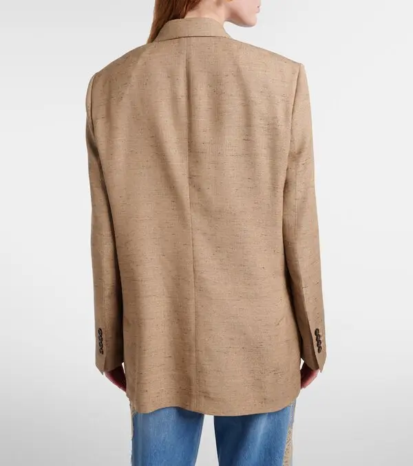Dolce & Gabbana Oversized Double-breasted Blazer - Beige