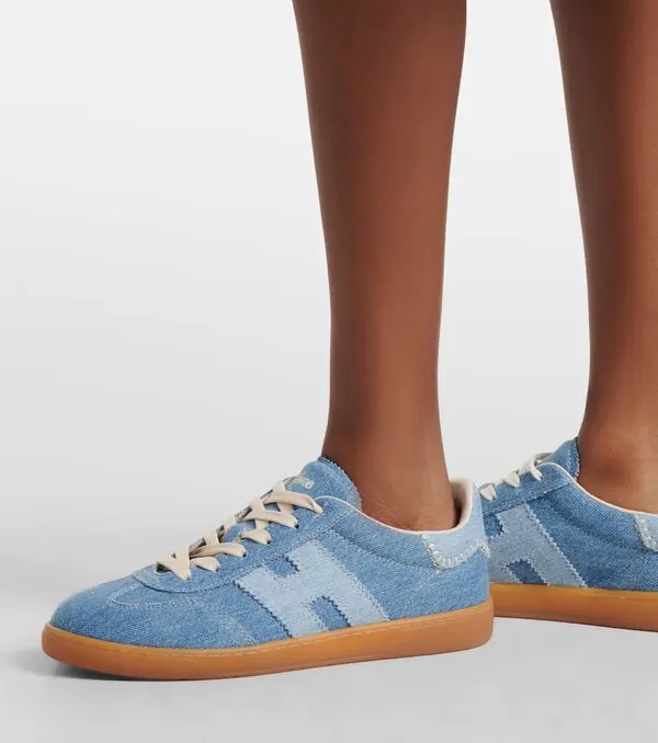 Hogan Low-top Denim Sneakers - Blue