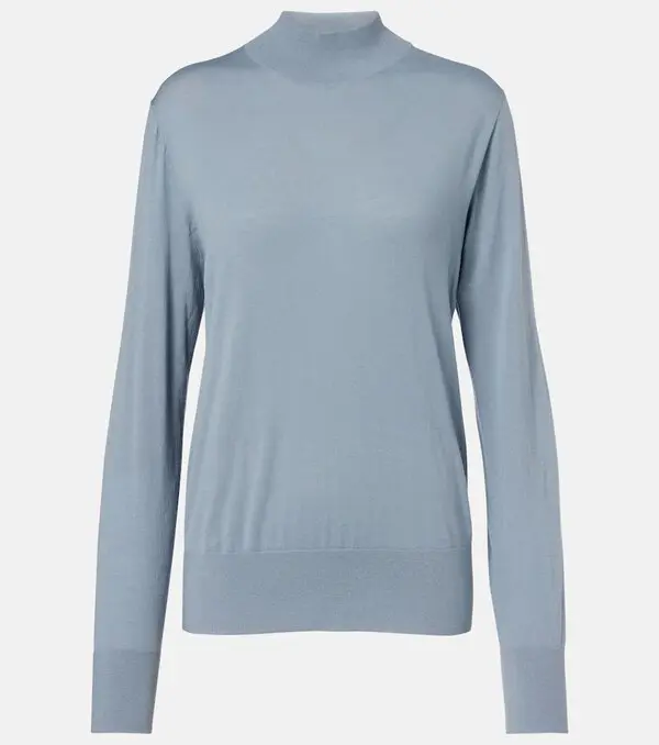 THE ROW Nari Wool Sweater - Blue