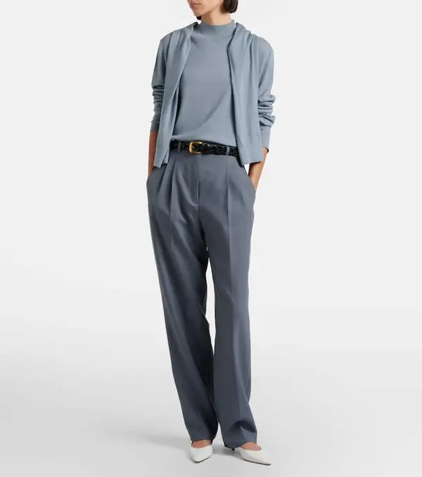 THE ROW Nari Wool Sweater - Blue