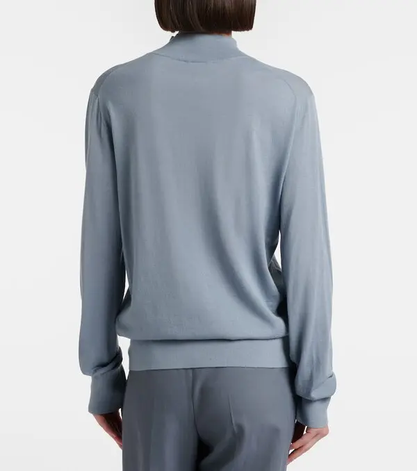 THE ROW Nari Wool Sweater - Blue