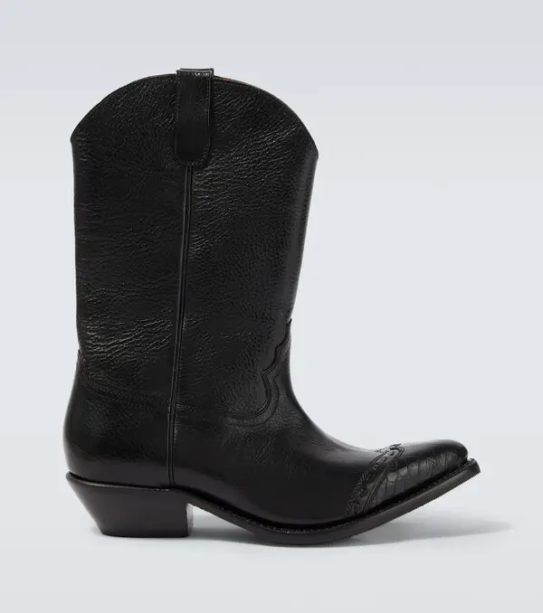 Our Legacy Consultant Leather Cowboy Boots