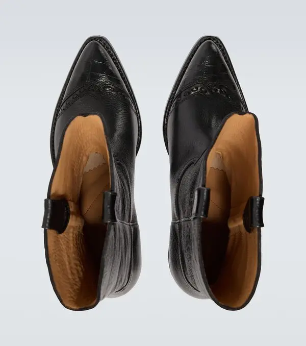 Our Legacy Consultant Leather Cowboy Boots