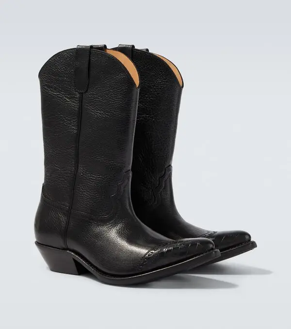 Our Legacy Consultant Leather Cowboy Boots