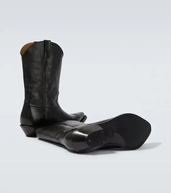 Our Legacy Consultant Leather Cowboy Boots