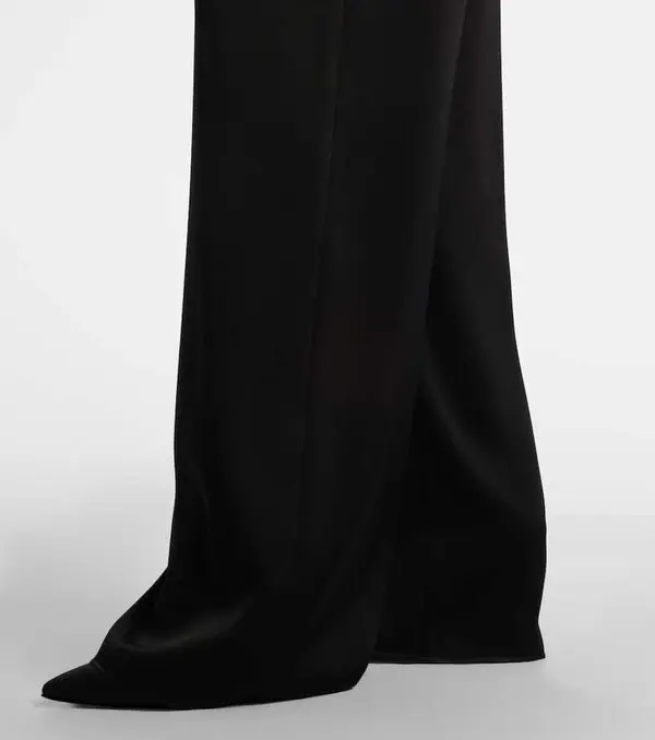 Max Mara Divo Wide-leg Pants - Black