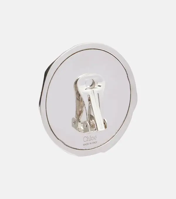Chloé Clip-on Earrings - Silver