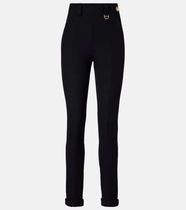 Chloé Embellished Slim Pants - Black