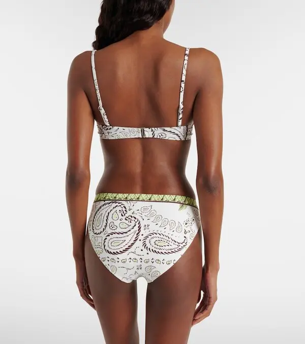 Tory Burch Printed Bikini Top - Multicoloured