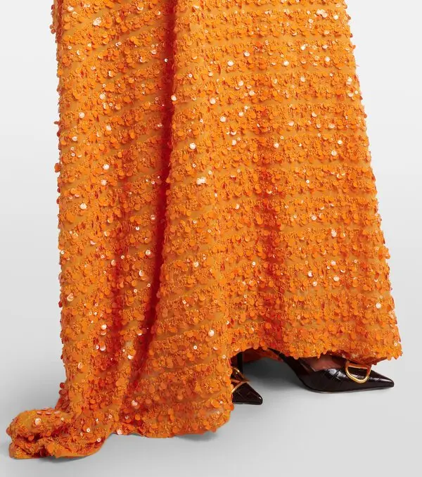 TALLER MARMO Caracciolo Sequined Kaftan