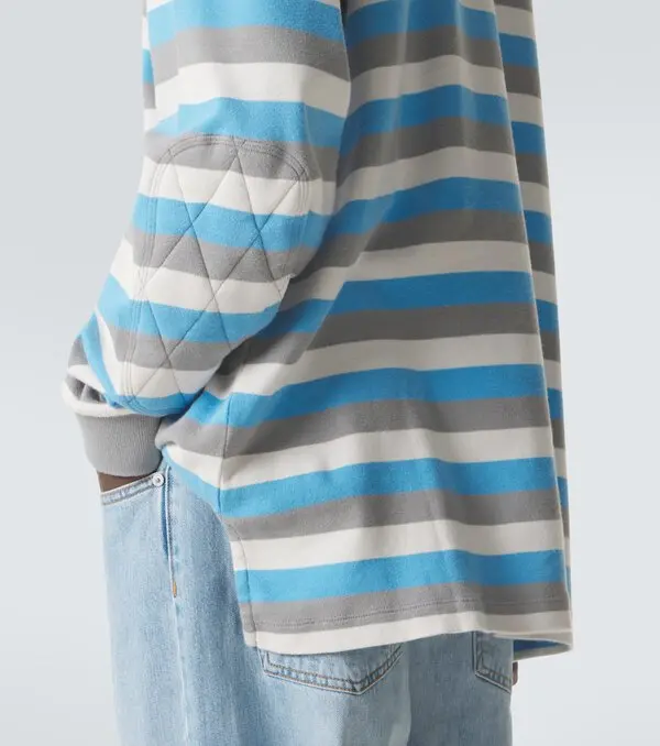 ERL Striped Cotton Polo Shirt - Multicoloured