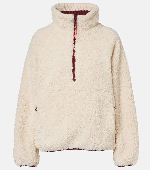 The Upside Harlow Half-zip Top - Beige