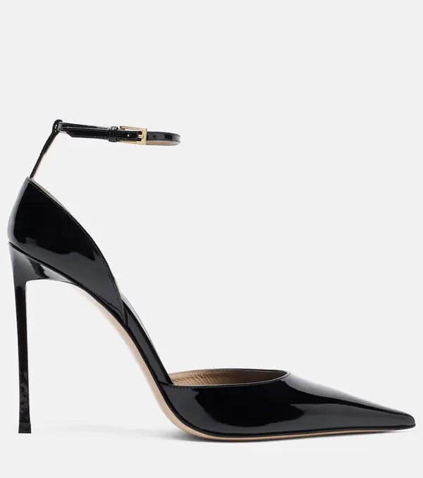 TOM FORD Vertigo Patent Leather Pumps - Black