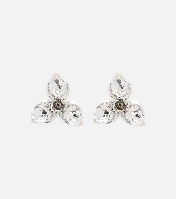 Magda Butrym Crystal-embellished Stud Earrings - Silver