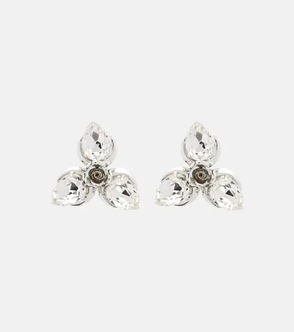 Magda Butrym Crystal-embellished Stud Earrings - Silver