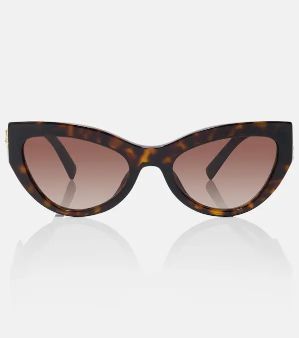 Dolce & Gabbana Devotion Cat-eye Sunglasses - Brown