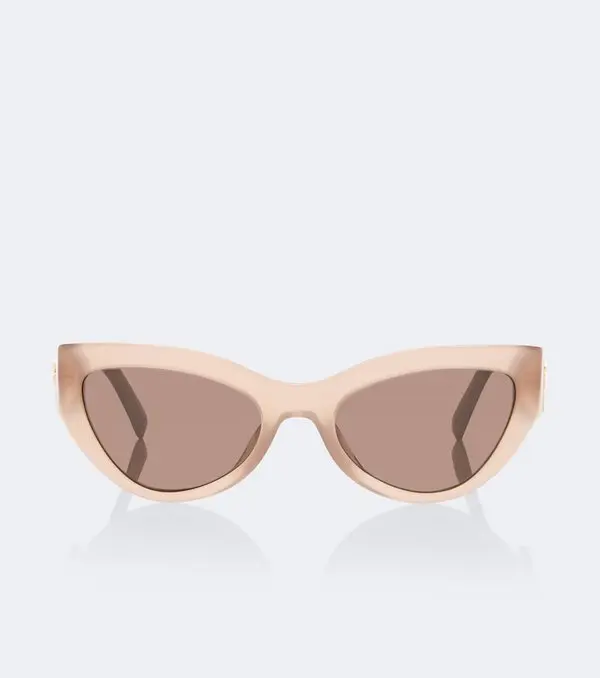 Dolce & Gabbana Devotion Cat-eye Sunglasses - Brown
